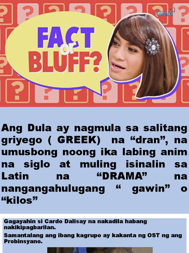 Fact or Bluff | PDF