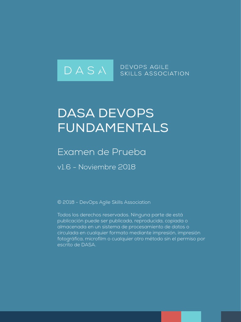 DASA DevOps Fundamentals - Mock Exam - Spanish | PDF | Computación en ...