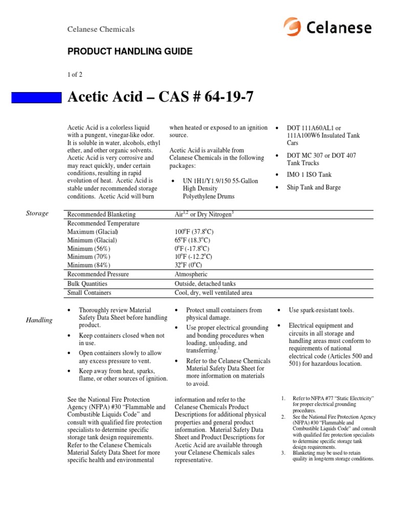 Acetic-Acid MOC | PDF | Stainless Steel | Valve