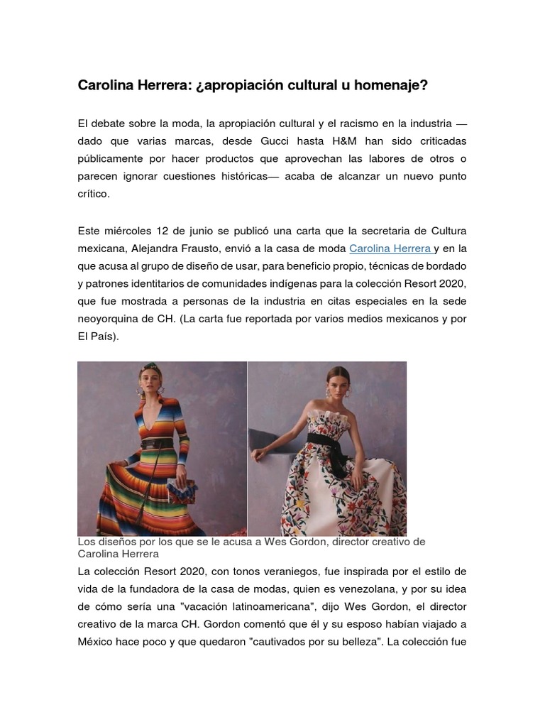 Apropiacion Cultural | PDF | México | Moda