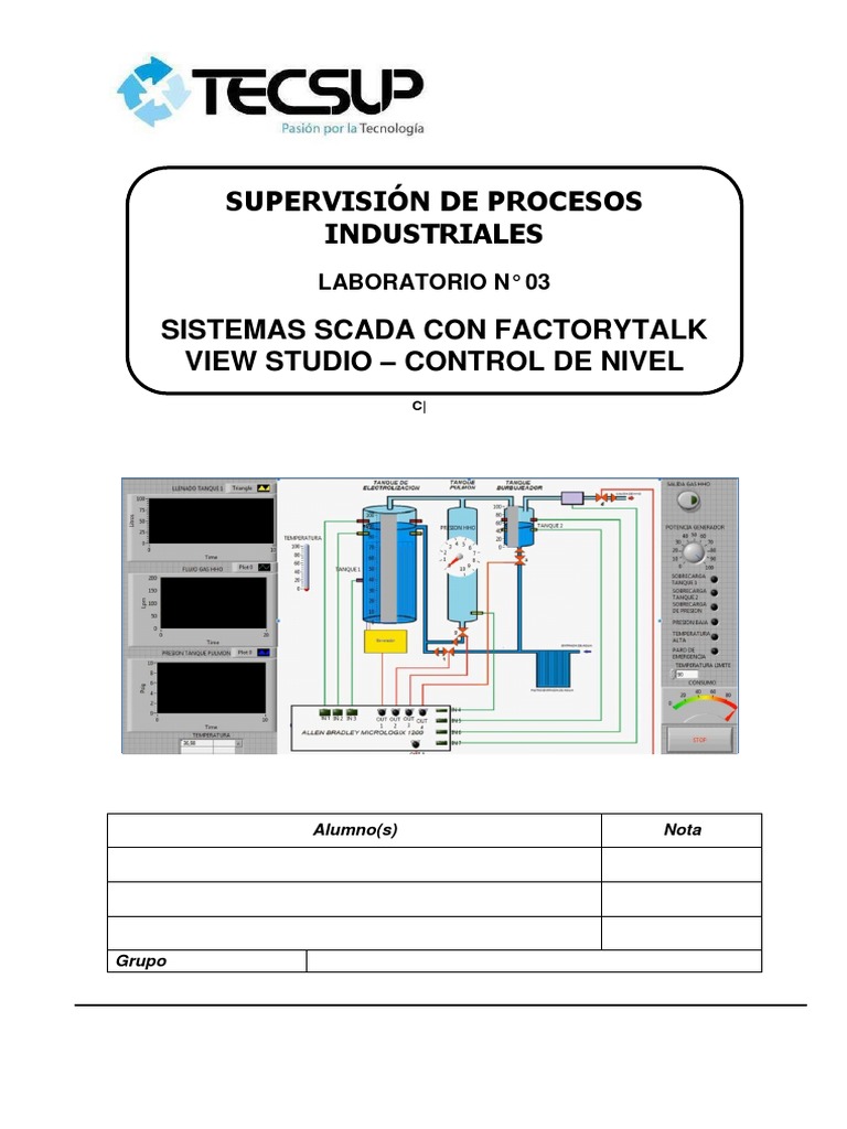 Laboratorio-03-Supervision Procesos Industriales - FTV y Modulo Analogico 1 | PDF | Scada ...