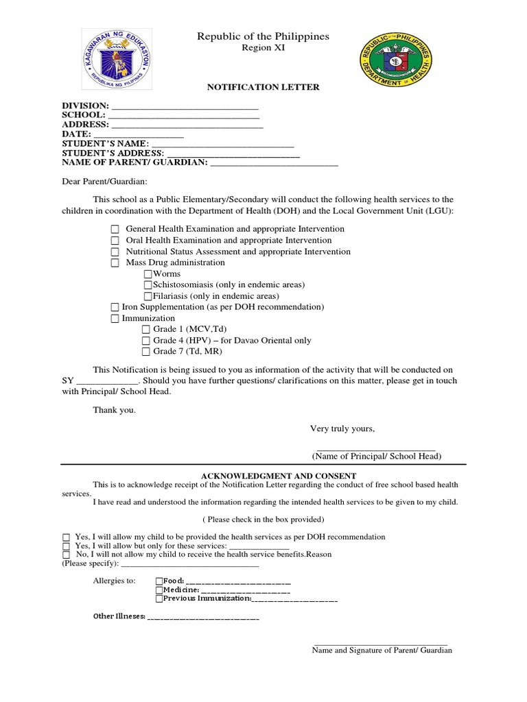 Notification Letter English | PDF | Health Care | Medical Specialties