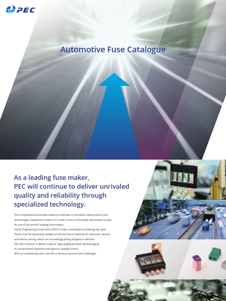 PEC Fuse Catalogue en 2019 PDF | PDF | Fuse (Electrical) | Electric Vehicle
