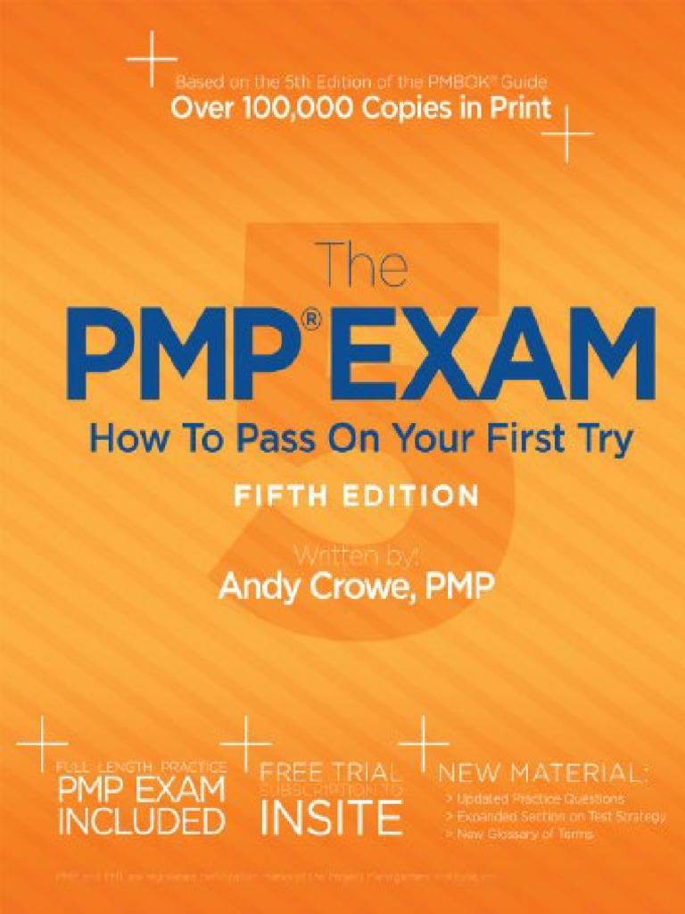 Andy Crowe-The PMP Exam - How To Pass On Your First Try-Velociteach (2013) PDF | PDF