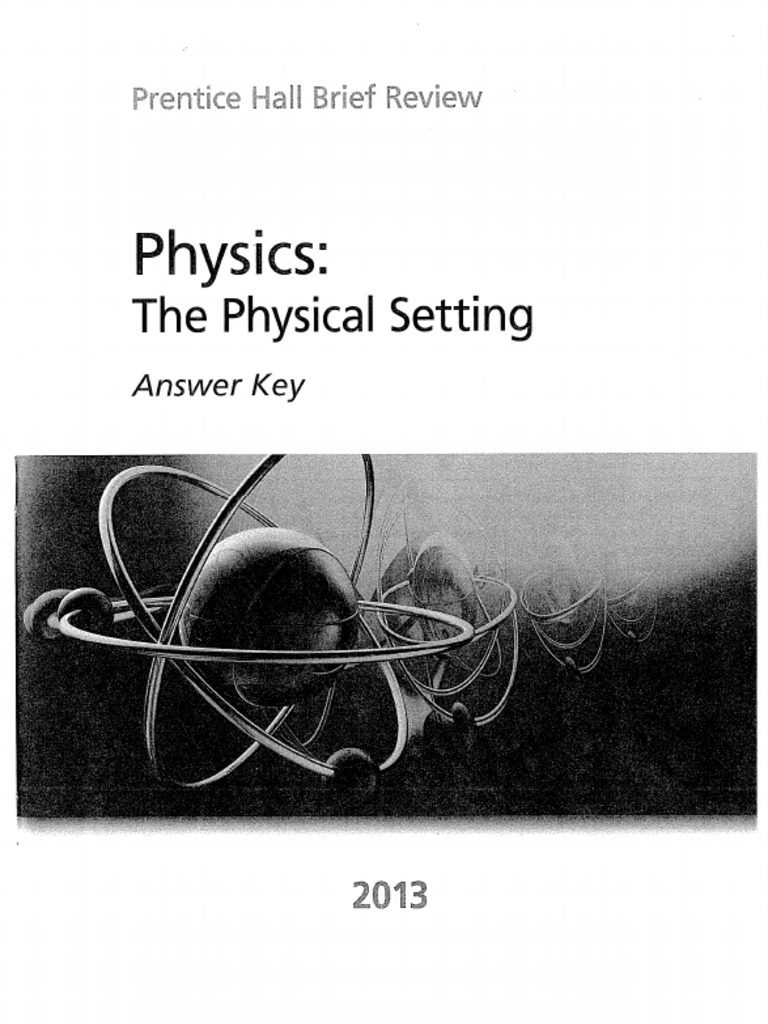 Answer Key To Physics Review Book1 PDF | PDF