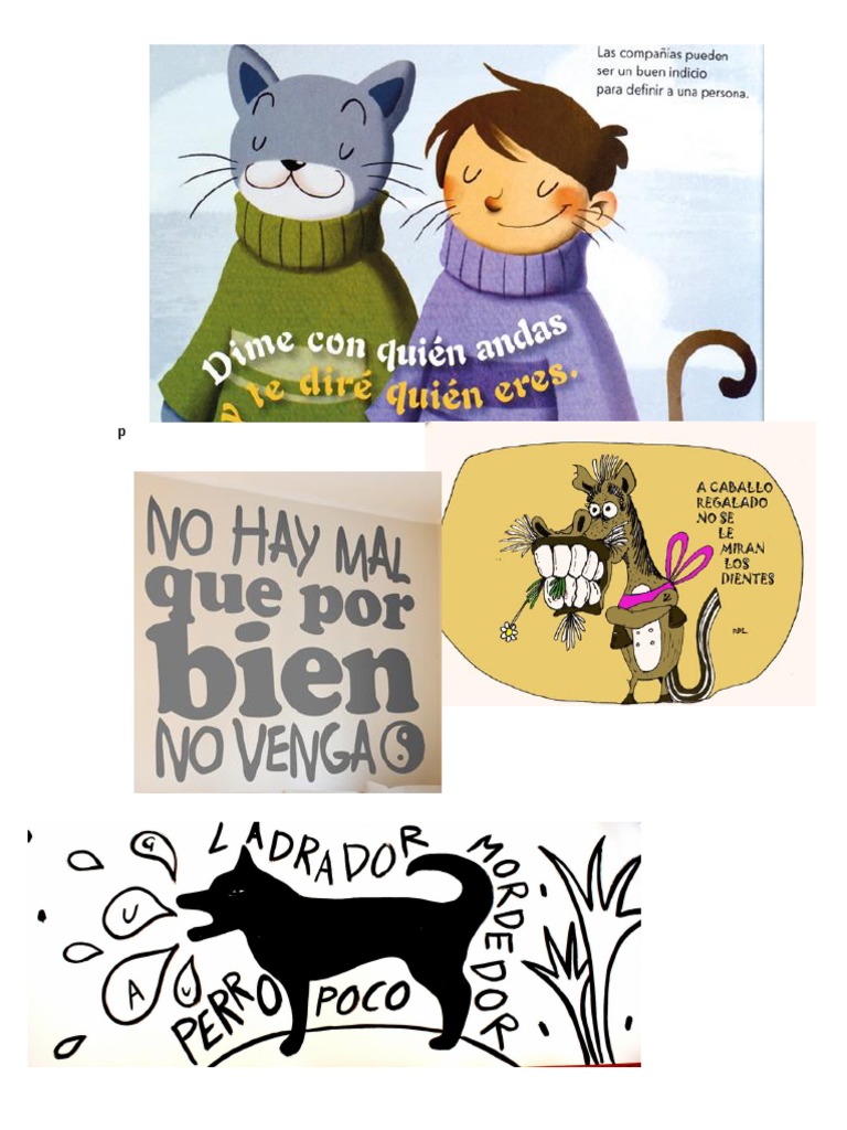 Refranes Ilustrados | PDF