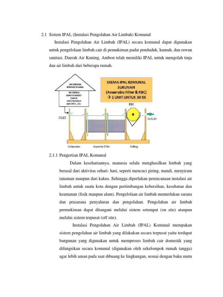 Sistem IPAL | PDF
