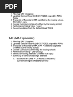 List of Documents NBA Pfiles | PDF | Doctor Of Philosophy | Academia