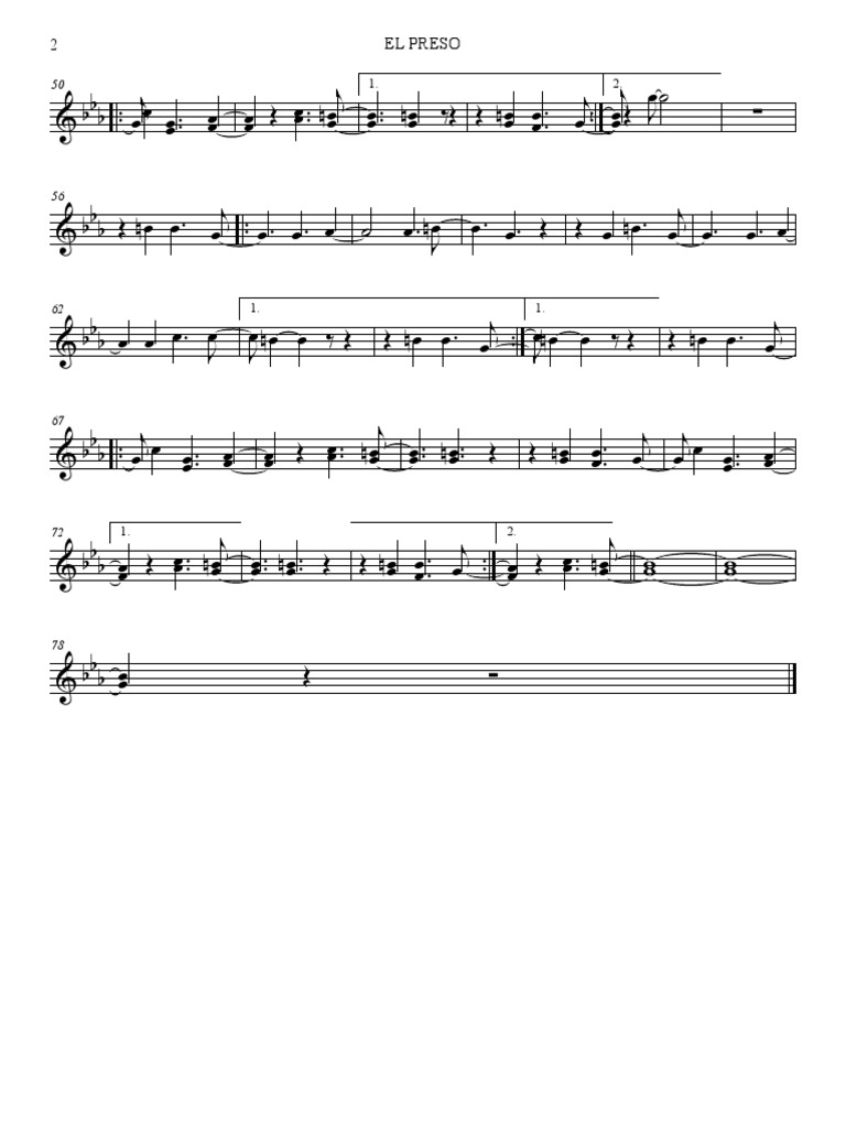Preso Banda - Flute 1.2 PDF | PDF