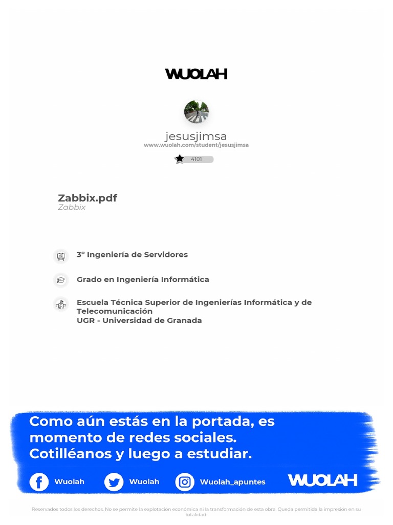 Wuolah Free Zabbix | PDF | Servidor HTTP Apache | Áreas de informática