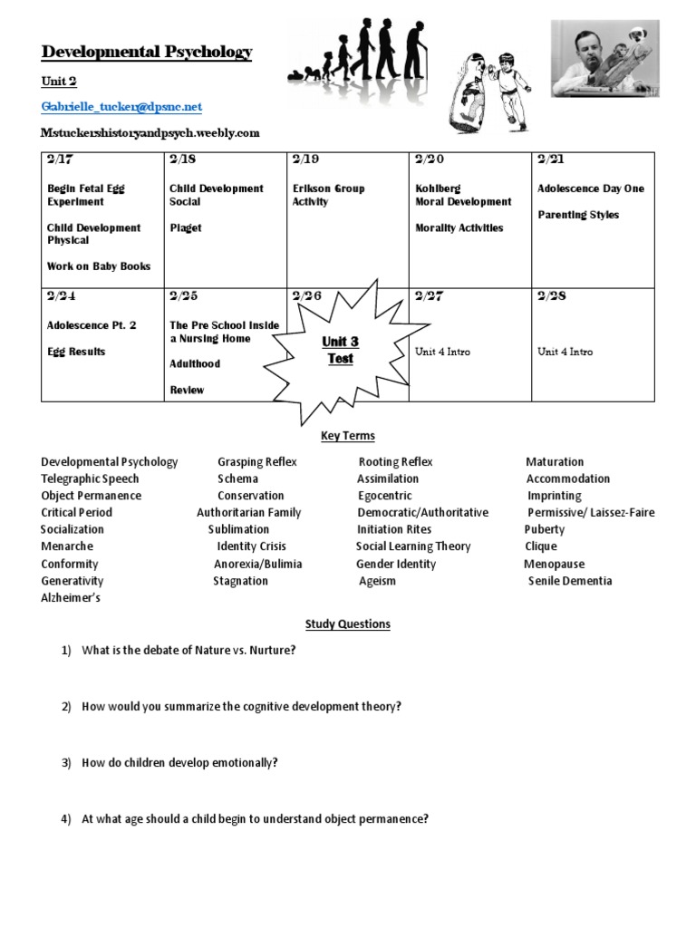 Developmental Psychology Unit Overview | PDF | Developmental Psychology ...