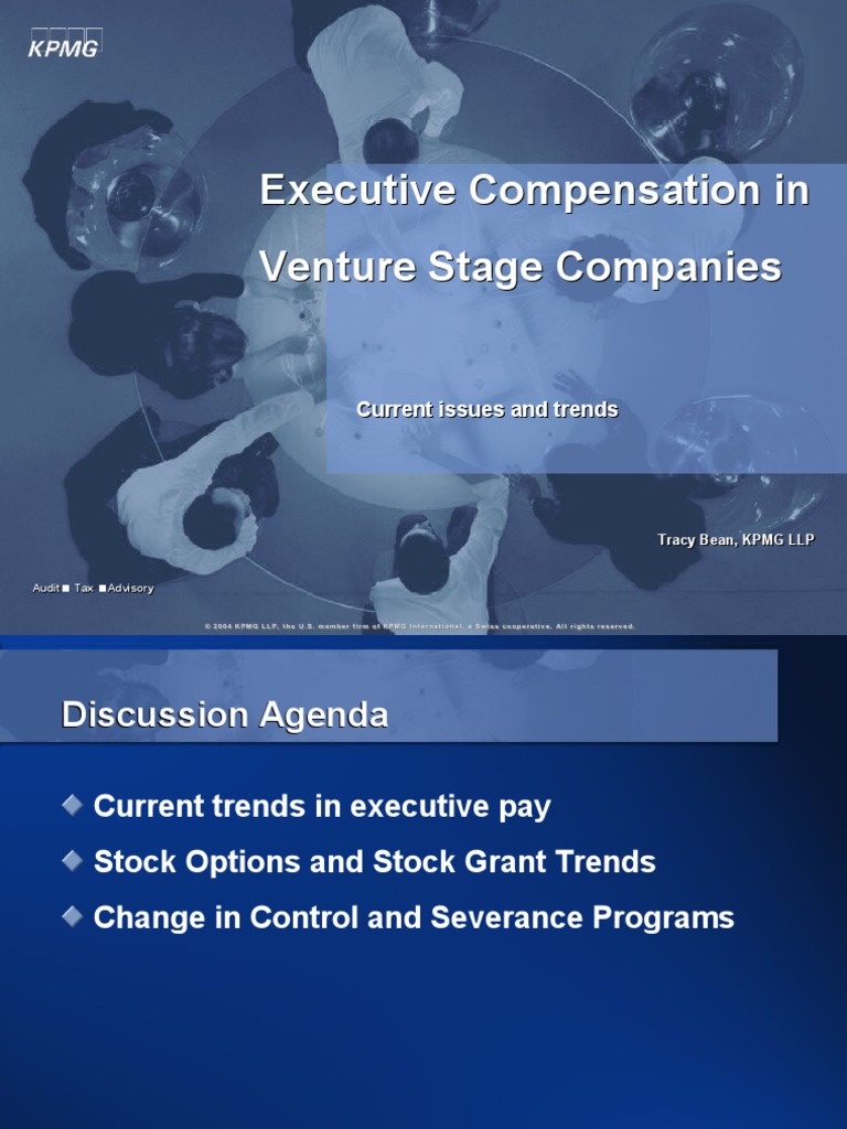 Executive Compensation in Venture Stage Companies | PDF | Executive Compensation | Stocks