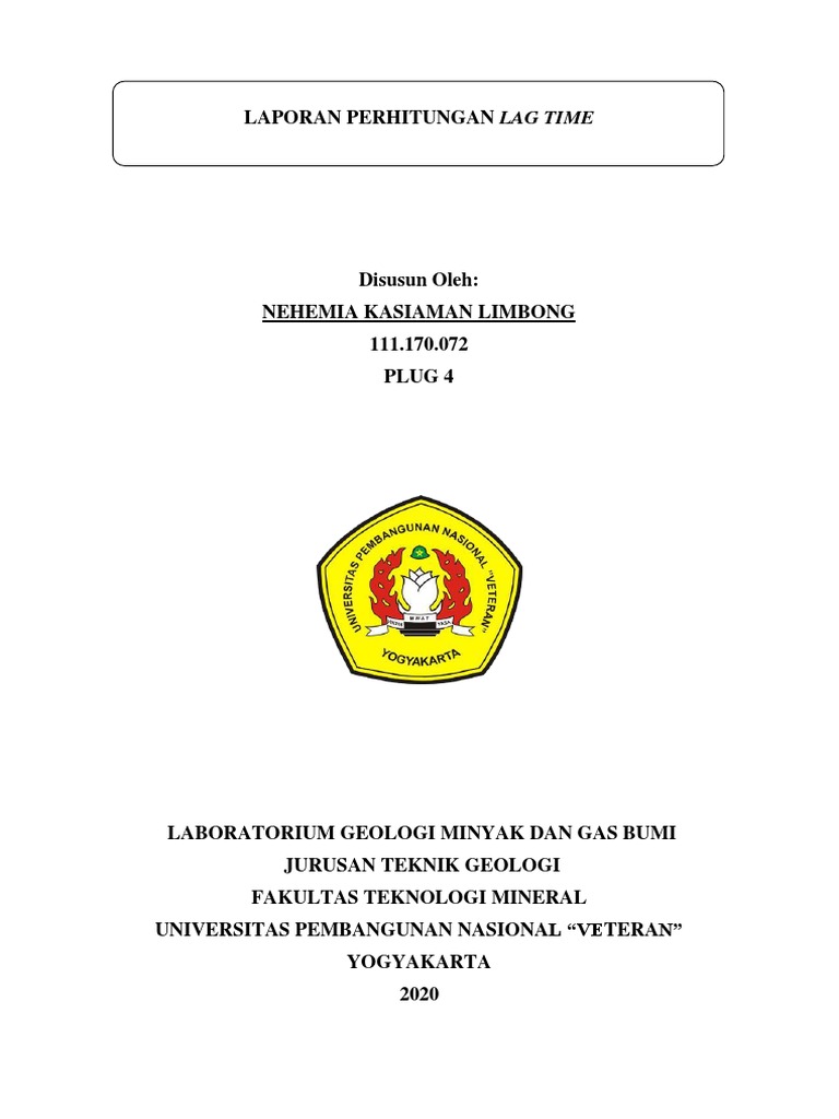 Perhitungan Lag Time Pemboran | PDF