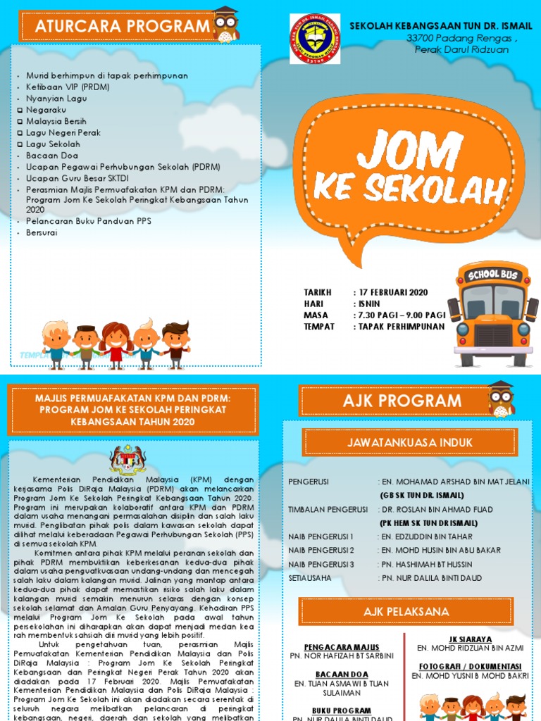 Buku Program Jom Ke Sekolah (Cikgugrafikdotcom) | PDF