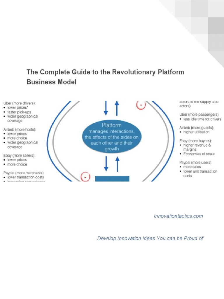 Platform Business Model Complete Guide | PDF | Business Model | Facebook