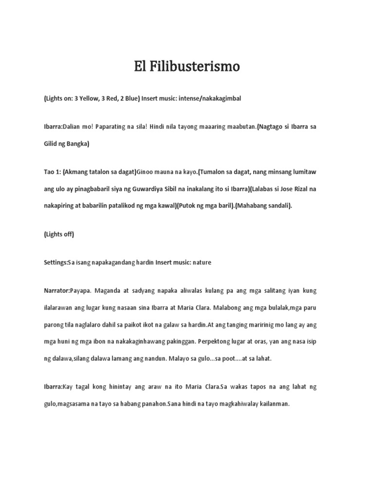El Filibusterismo | PDF