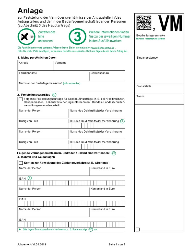 Anlage VM Vermoegen | PDF