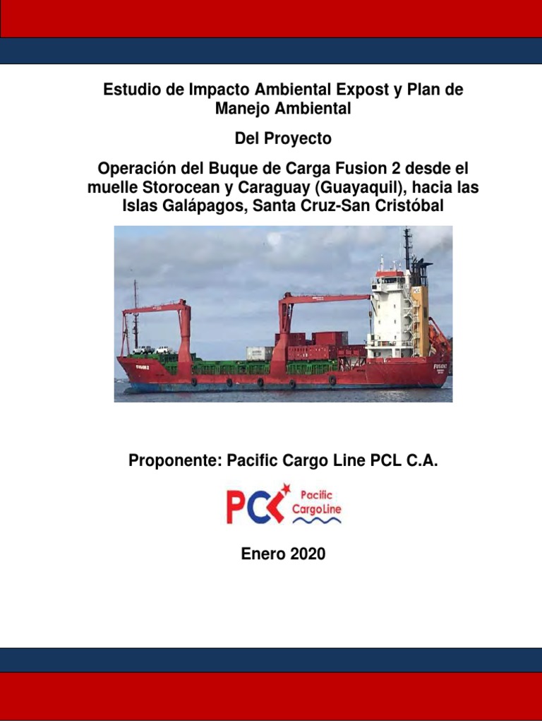 MV Fusion 2 - Estudio Impacto Ambiental | PDF | Biodiversidad | Entorno ...