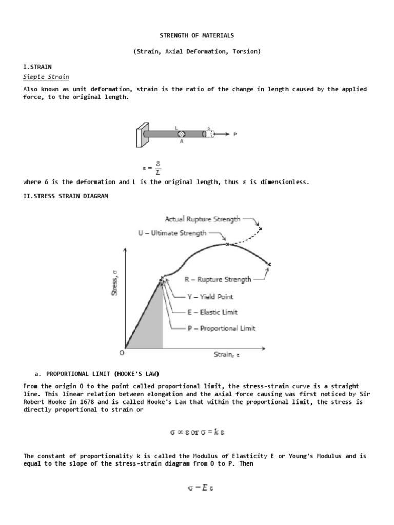 STR Module | PDF | Deformation (Engineering) | Strength Of Materials