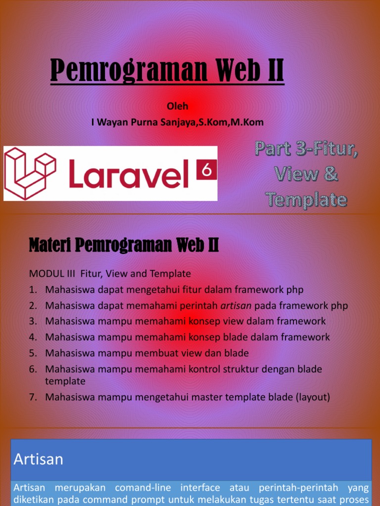 Pemrograman Web II - Part3 | PDF | Komputer