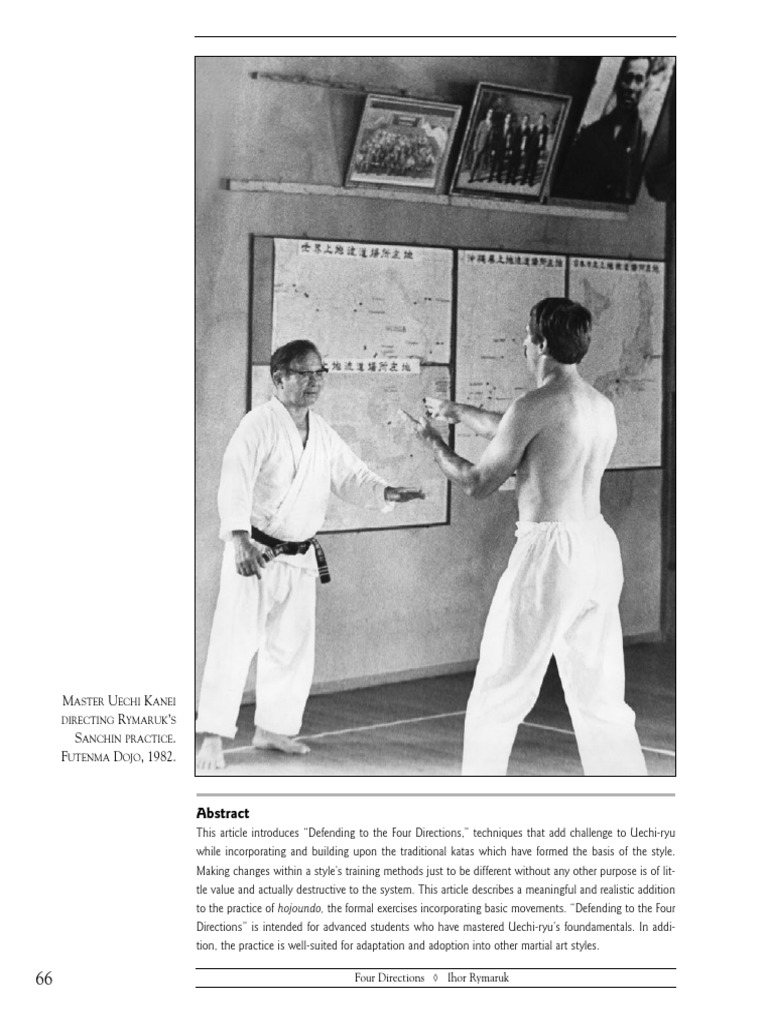 Sanchin Drills-Uechi Ryu PDF | PDF