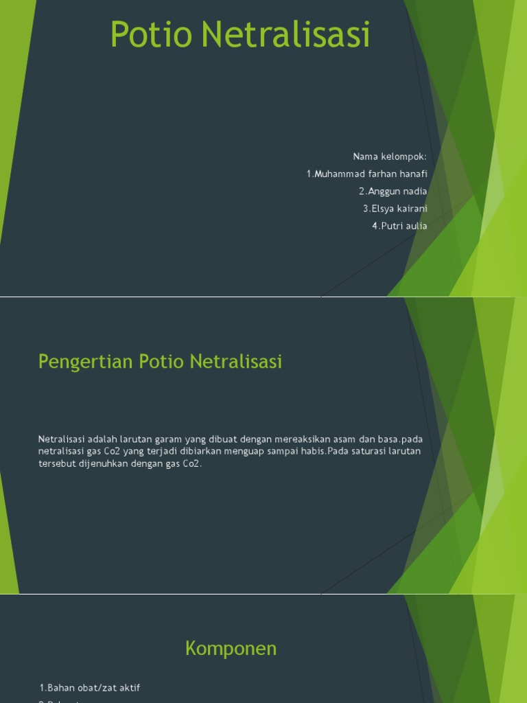 Potio Netralisasi Farhan | PDF | Kesehatan Holistik
