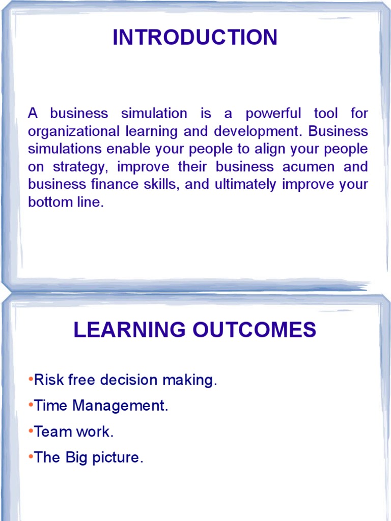 Boardroom Game | PDF | Simulation | Decision Making