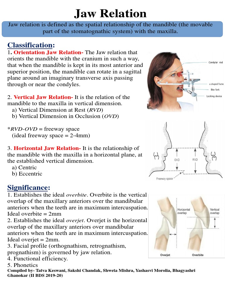 Jaw Relation 6 PDF | PDF