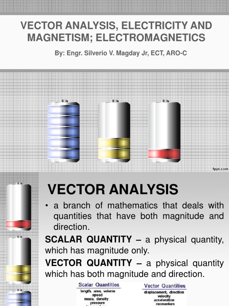Vector Electricity and Magnetism | PDF | Euclidean Vector | Magnetic Field