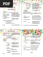 Coronation Programme | PDF | Ceremonies | Royalties