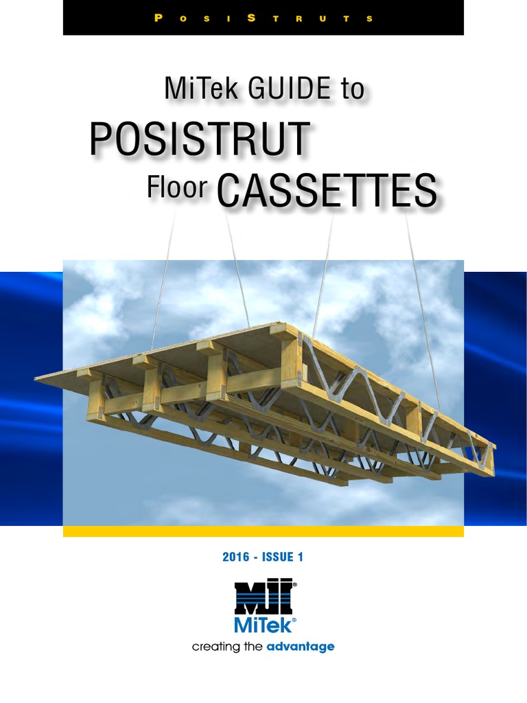 MiTek Guide To PosiStrut Floor Cassettes | PDF | Truss | Crane (Machine)