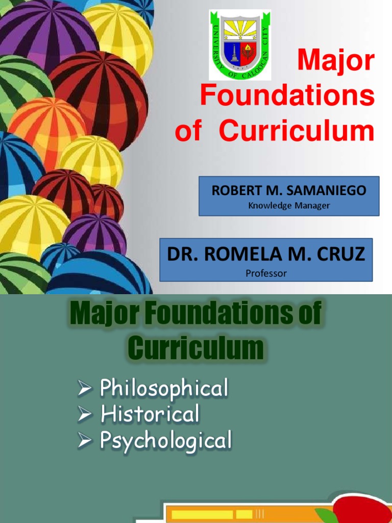 Foundation of Curriculum Report | Download Free PDF | Learning Theory ...
