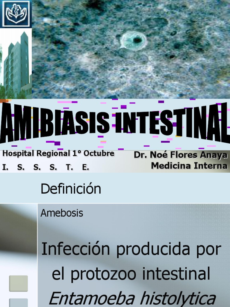Amibiasis Intestinal | PDF | Especialidades Medicas | Medicina CLINICA
