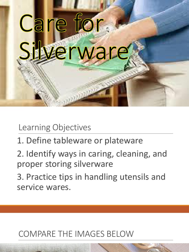 Silverware Care and Cleaning Guide | PDF | Tableware | Kitchen Utensil