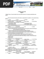 ENGLISH 7 - Week 1-4 Summative Test | PDF | Sentence (Linguistics) | Clause