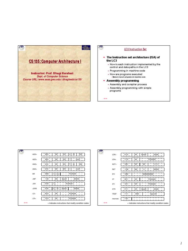 lc3 Intro | PDF | Subroutine | Electronic Design