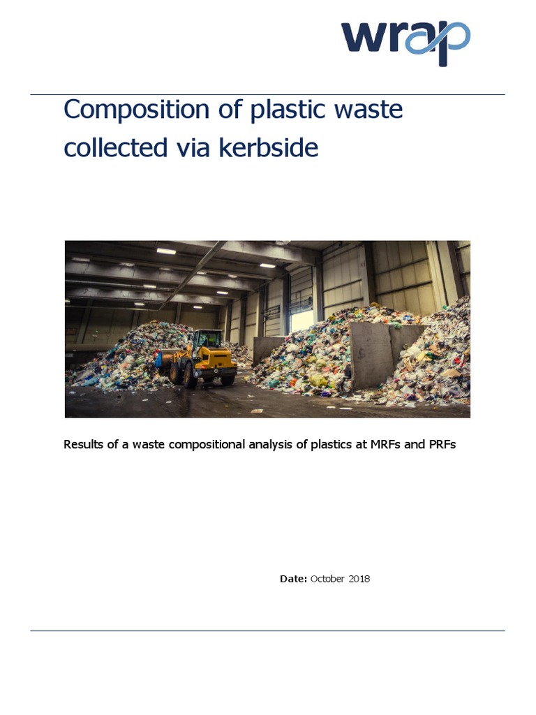 Composition of Plastic Waste Collected Via Kerbside v2 | PDF ...