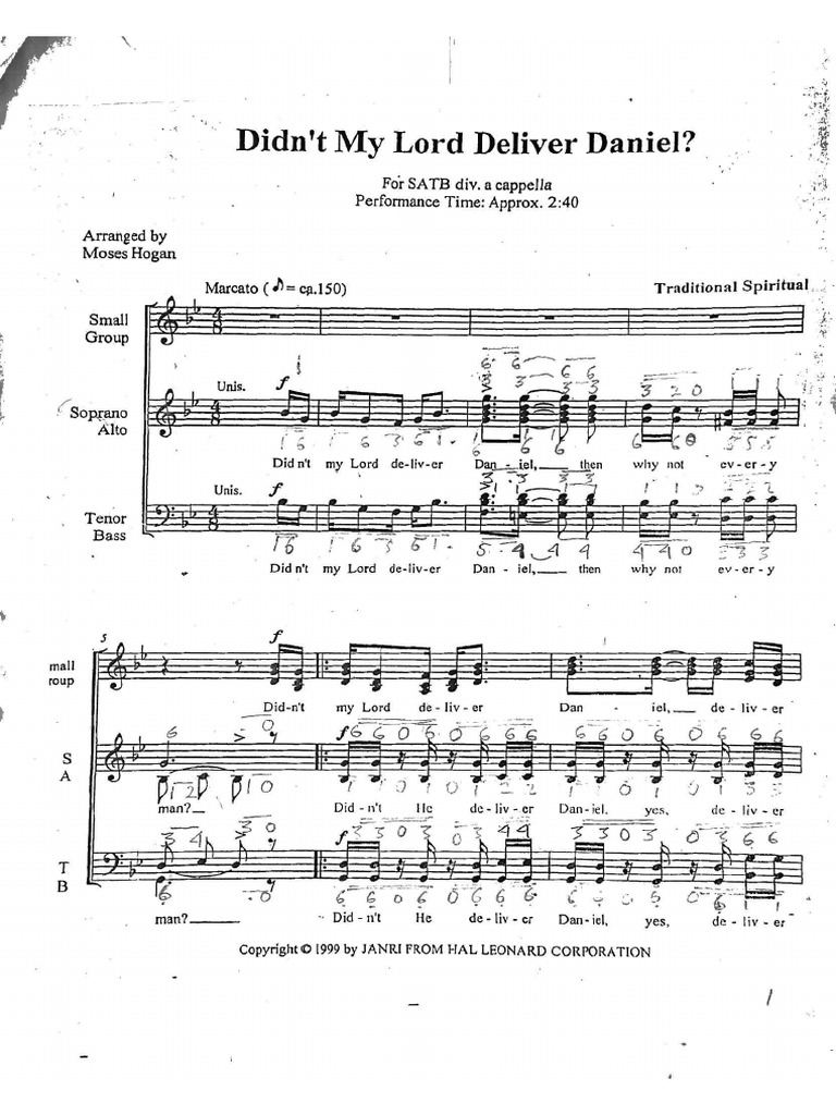 Didn-T My Lord Deliver Daniel | PDF