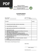 Oxygen Administration Checklist 1 | PDF | Equipment | Clinical Medicine