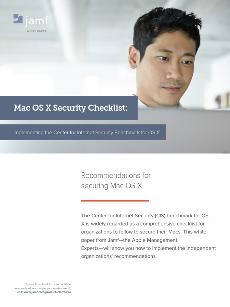 Mac OS X Security Checklist | PDF | I Cloud | Mac Os
