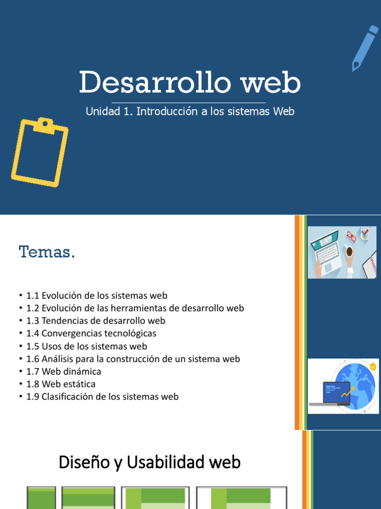 Unidad1 - Desarrollo Web | PDF | Servidor web | Internet y web
