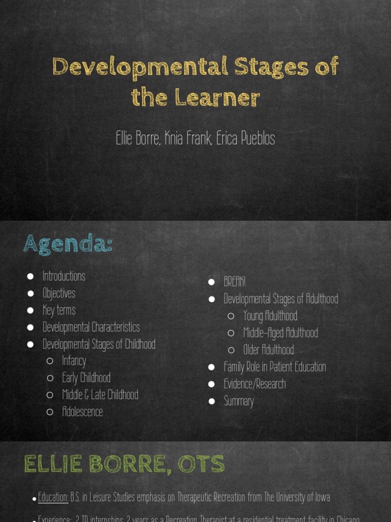 Chapter 5 - Developmental Stages of The Learner | PDF | Developmental ...