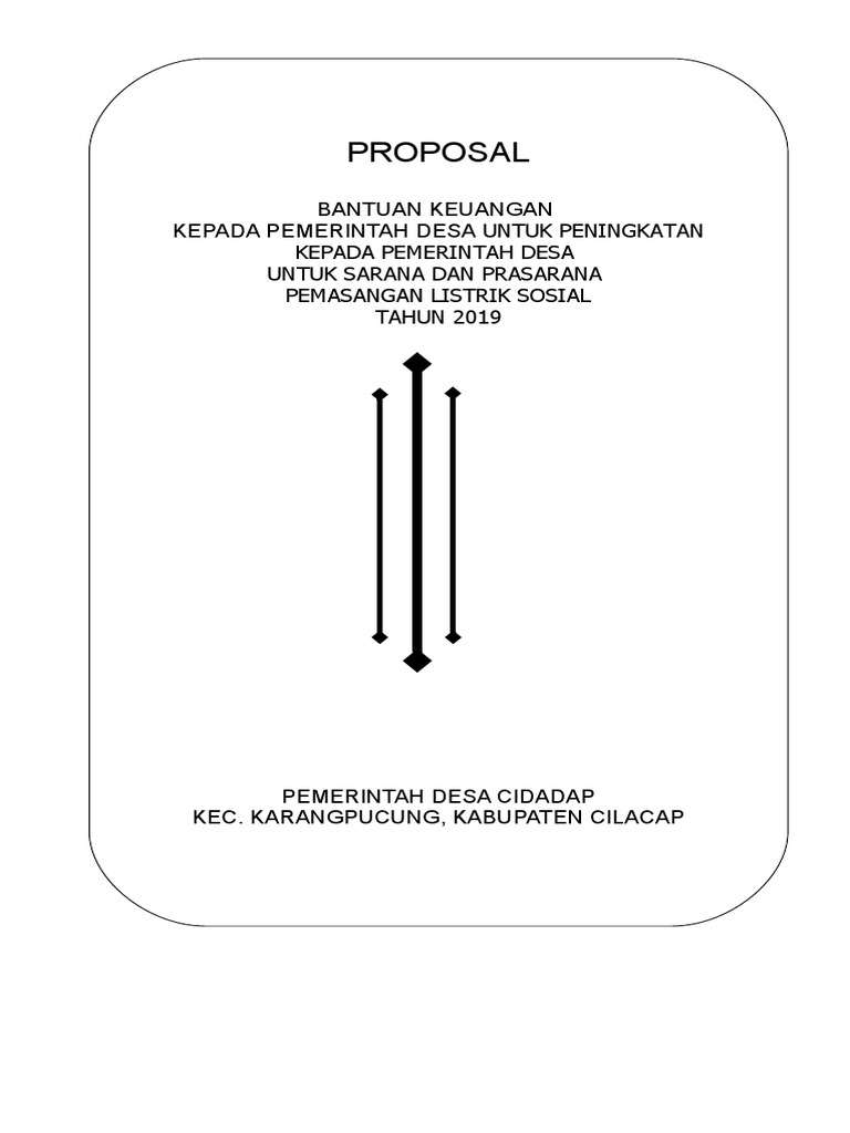 PROPOSAL Penambahan Jaringan Listrik | PDF