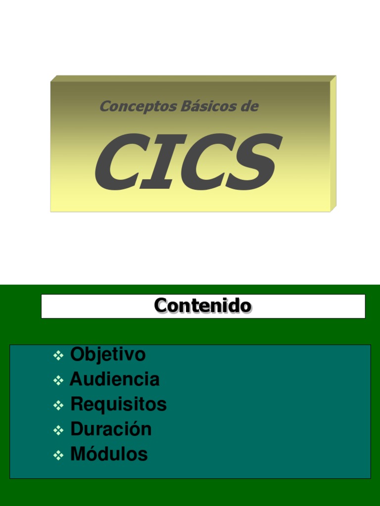 Curso Cics D&S | PDF | Programa de computadora | Programación