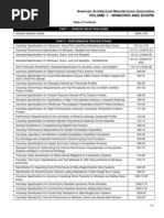 AAMA Window and Door Standards Guide | PDF | Window | Wall