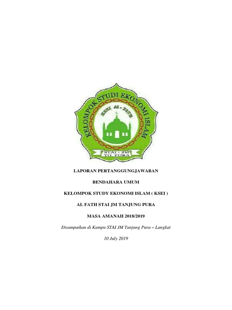 LPJ Bendahara PDF | PDF