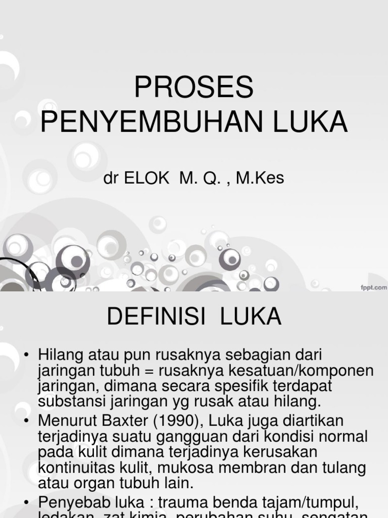 Proses Penyembuhan Luka | PDF