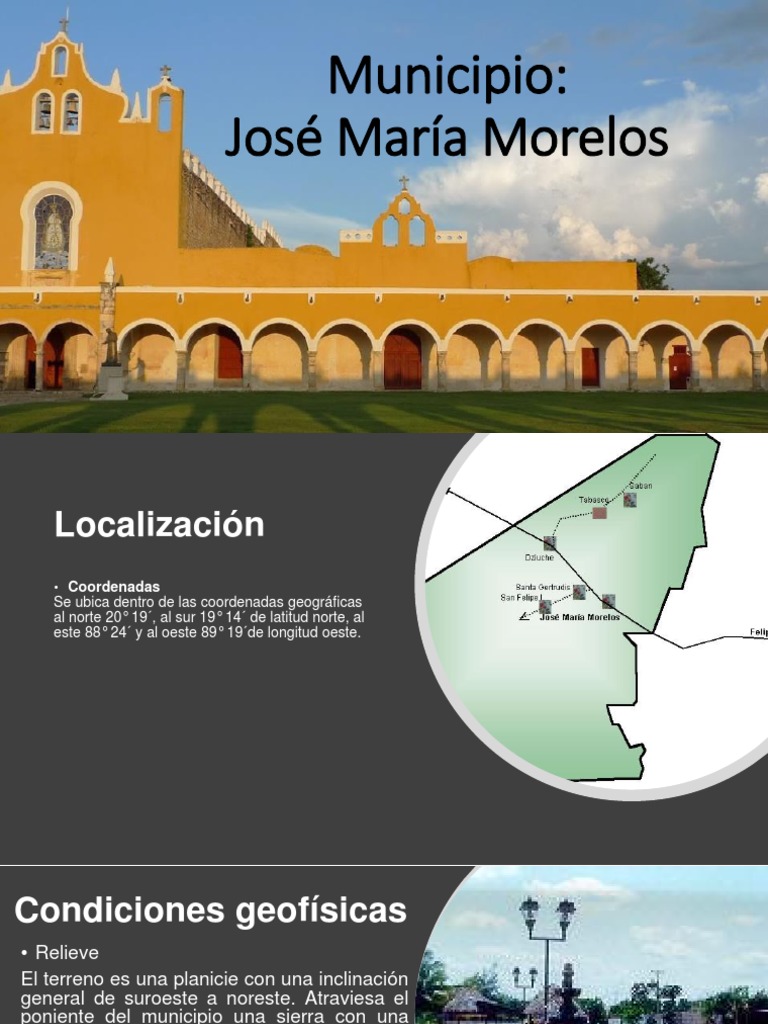 Municipio Jose Maria Morelos Pdf Geografía Física Ciencias De La
