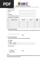 Borang Serahan Barang | PDF