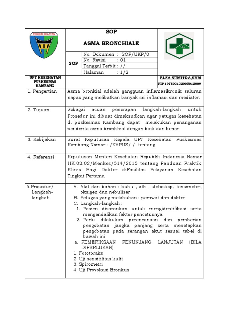 Sop Asma | PDF